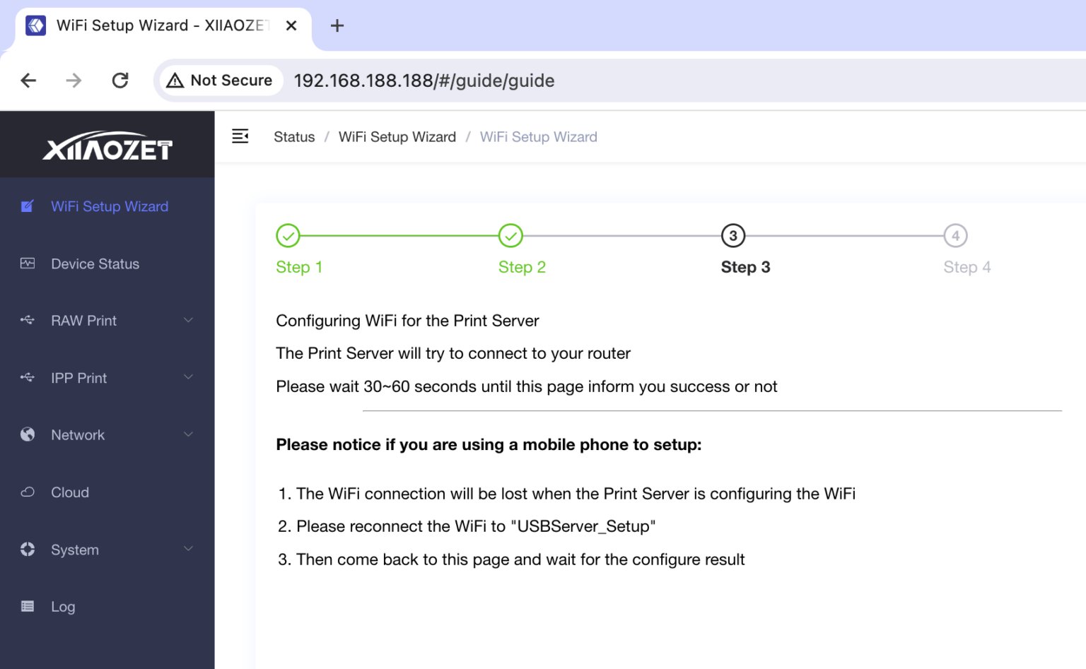 Step1 : How to Configure Print Server to Connect to the Local Network ...