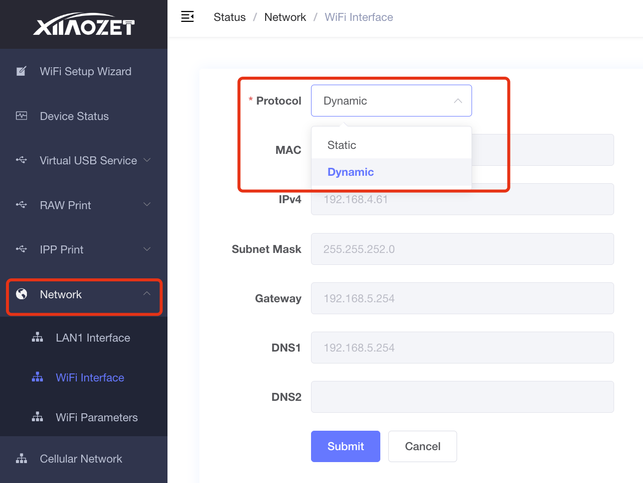How to Set a Static IP Address for Print Server – Xiiaozet